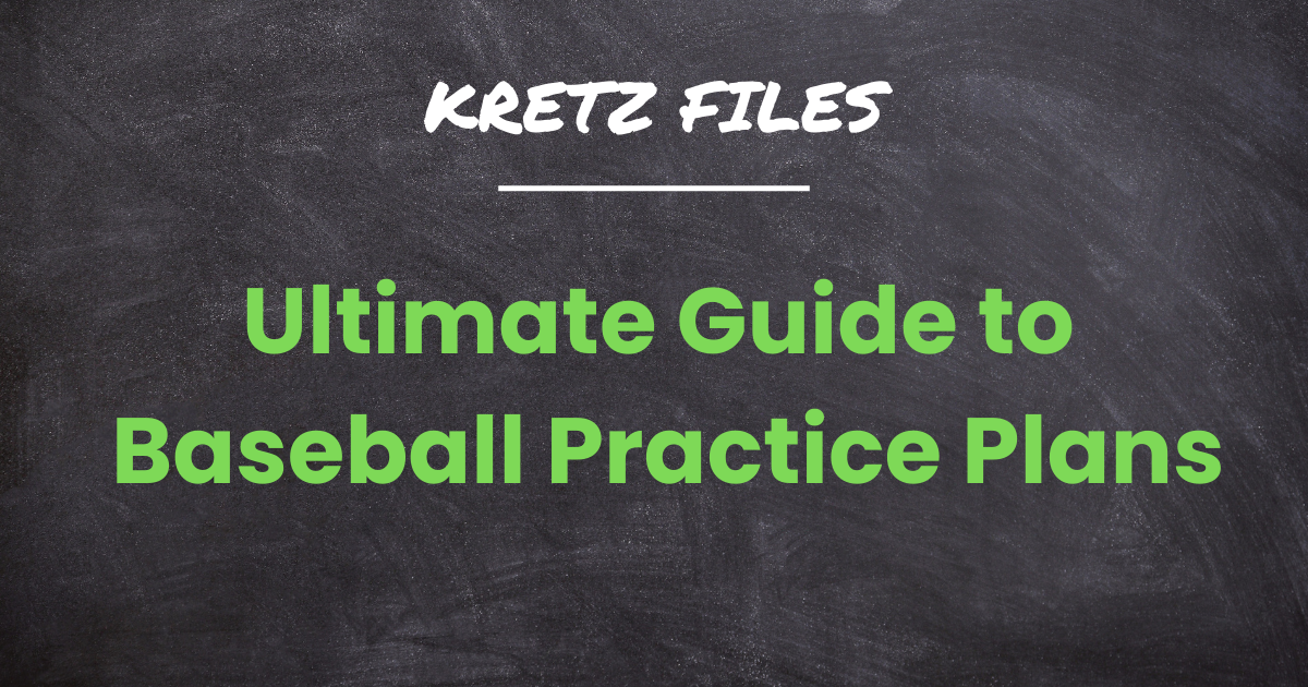 Ultimate Guide to Baseball Practice Plans
