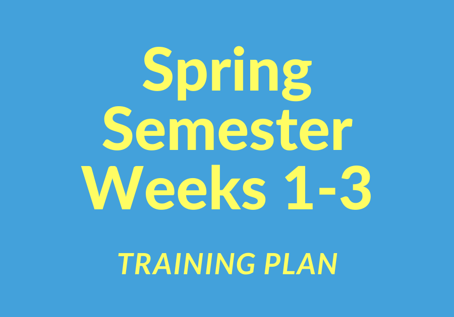 Weight Training Spring Week 1-3